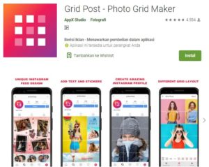 7 Aplikasi Grid Instagram Untuk Membuat Feed Nyambung - Hallo GSM