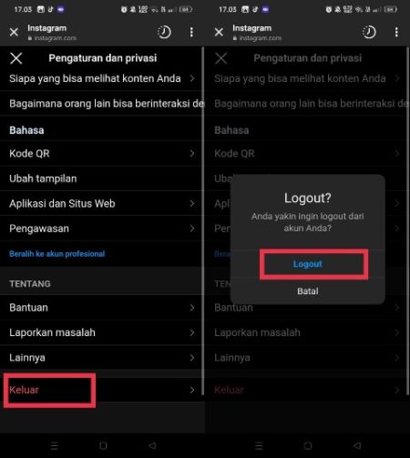 Cara Logout Instagram di HP dan PC dengan Mudah dan Cepat - Hallo GSM